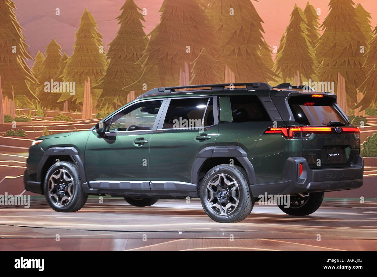 2026 Subaru Outback on display at the NY International Auto Show at the ...