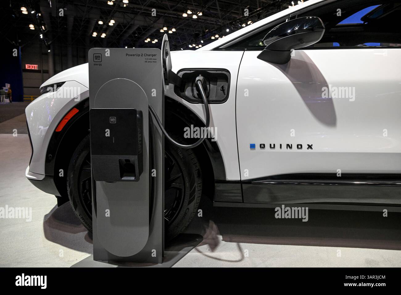 Photo by: NDZ/STAR MAX/IPx 2025 4/16/25 The Chevrolet 2025 Equinox EV RS on display during the ...