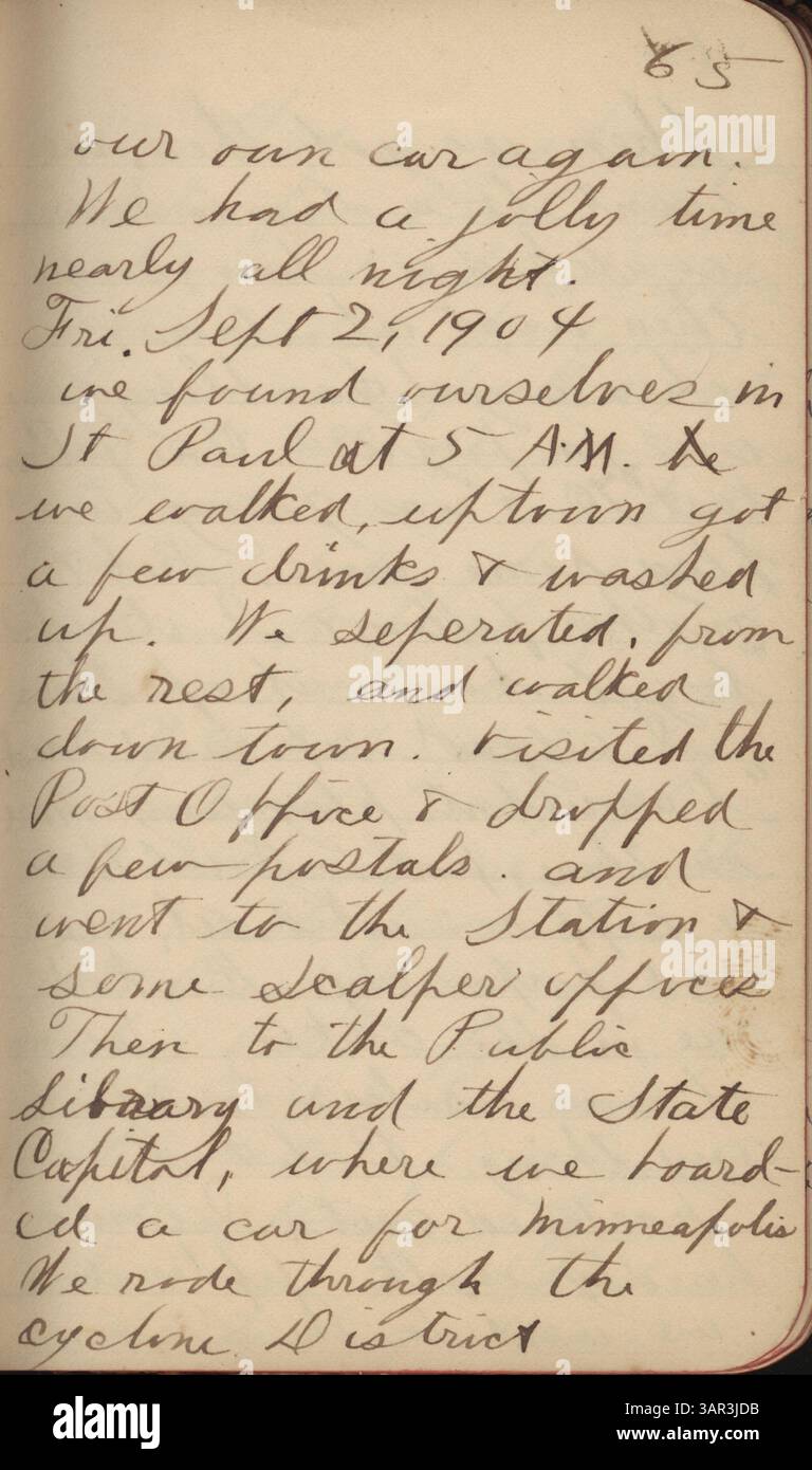 This preserved diary by Adolf Koch, written from July 3, 1904 to March ...