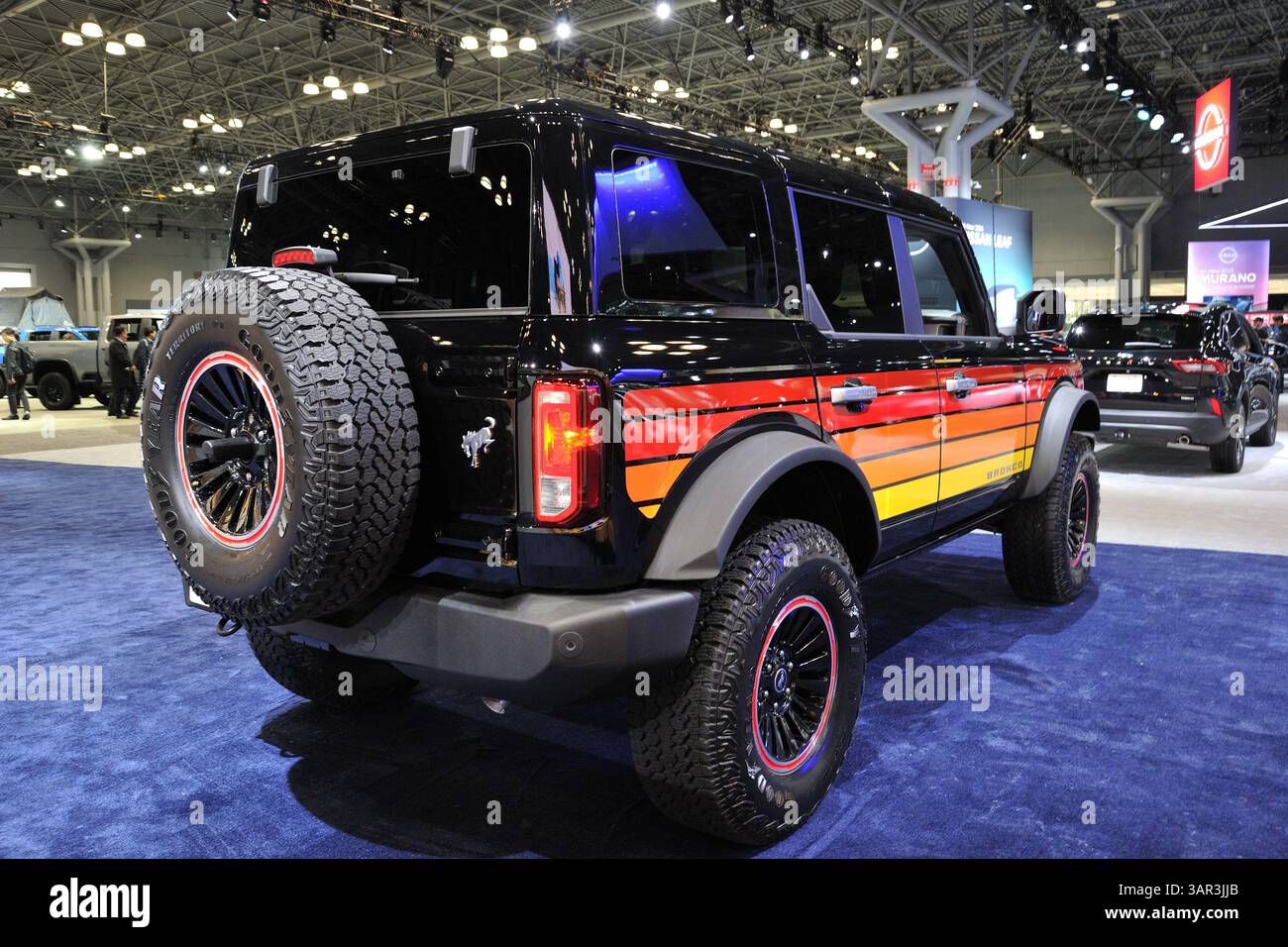 New York, USA. 16th Apr, 2025. 2025 Ford Bronco Big Bend Freewheeling ...