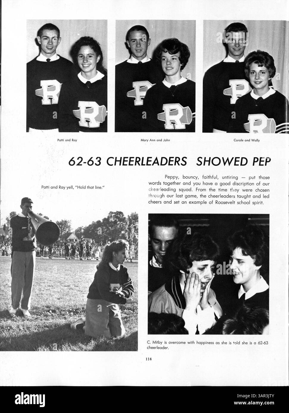 This 1963 Roosevelt Yearbook, 63 Sagamore, chronicles Roosevelt High's ...