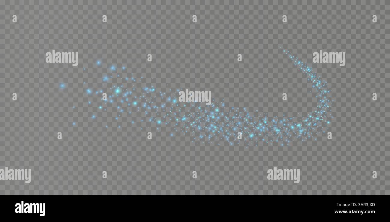 A Shimmering Sparkle Trail filled with Beautiful Light Particles Creating a Magical Atmosphere ...