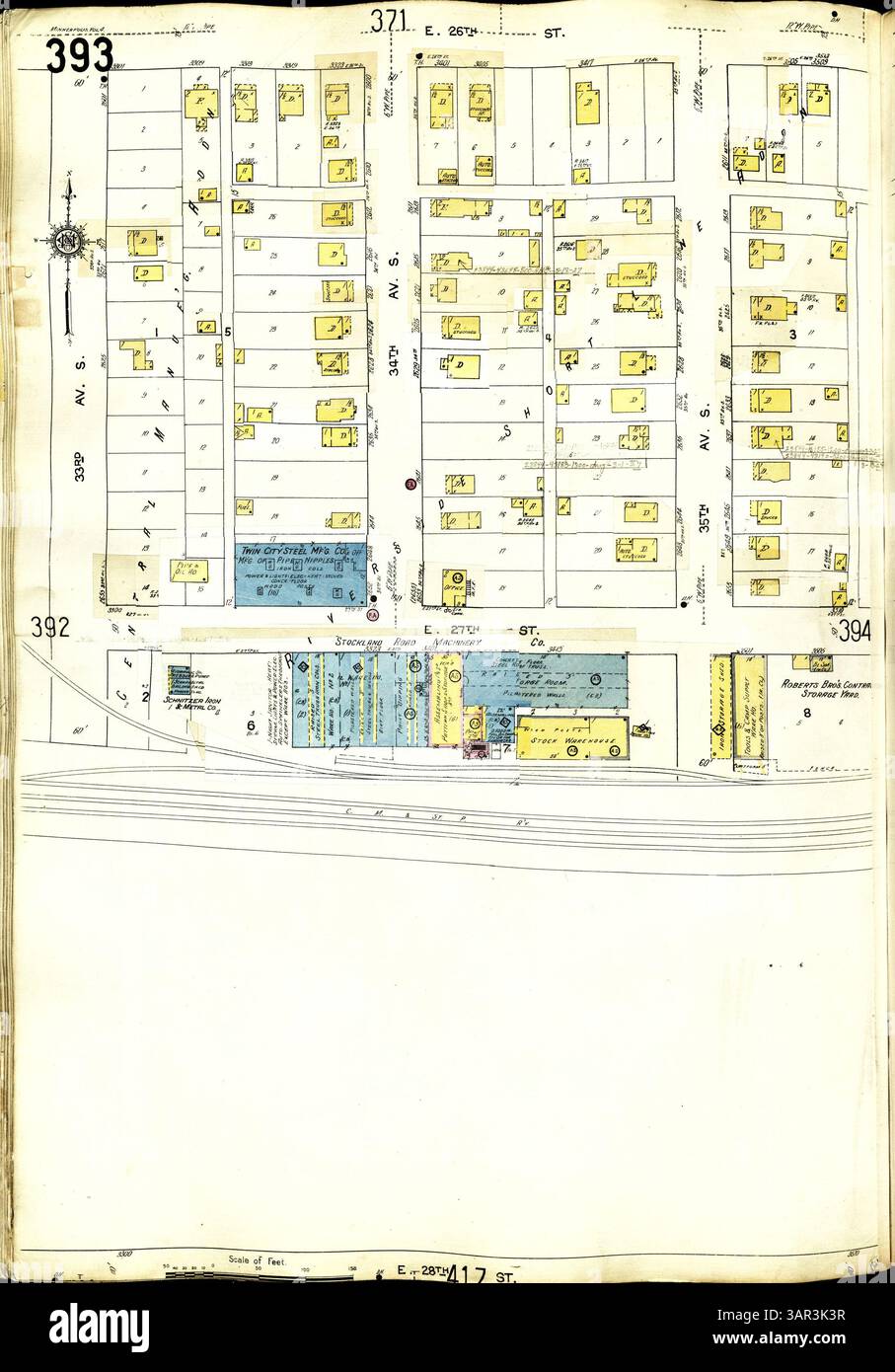 Sanborn fire insurance maps of Minneapolis provide detailed depictions ...