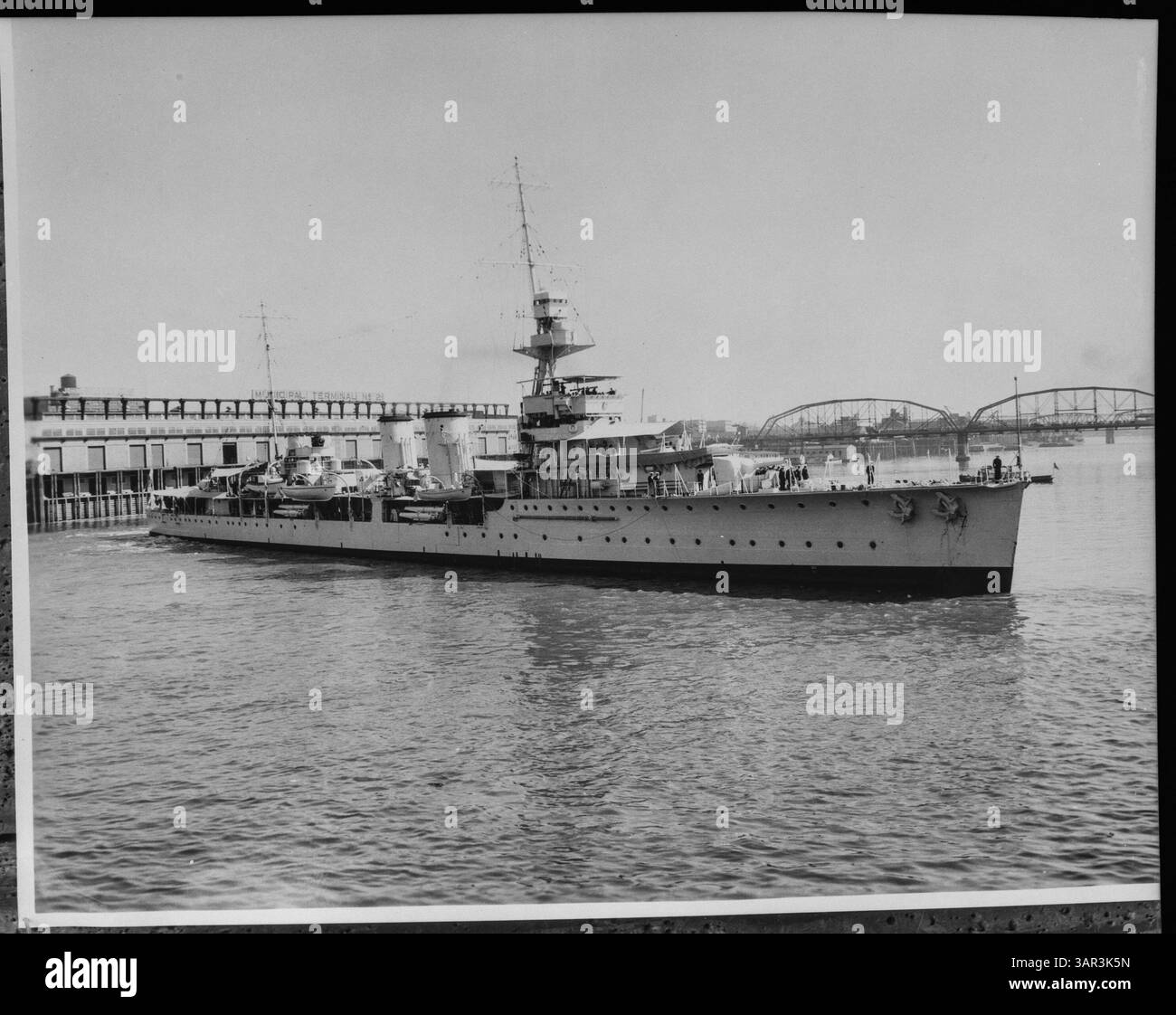 A photograph of the British ship Dragoon (or similar vessel), captured ...