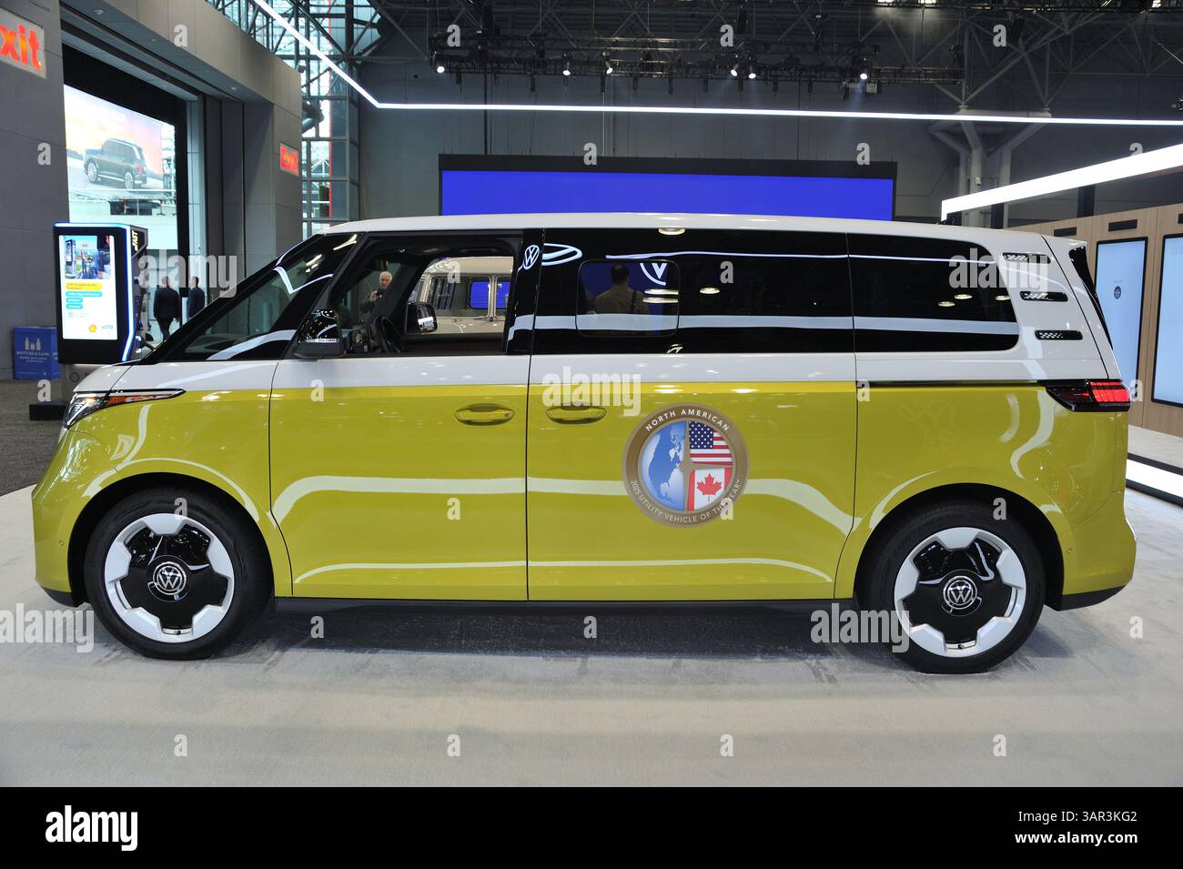 North American Utility vehicle of the year, on display at the NY, USA ...