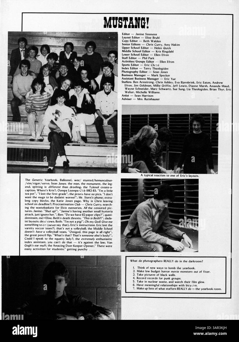 This yearbook for 1983 documents key school moments, highlighting ...