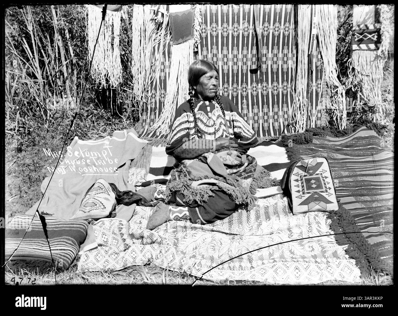 This photograph shows Mrs. Su-lump, a Cayuse woman from the Cayuse ...