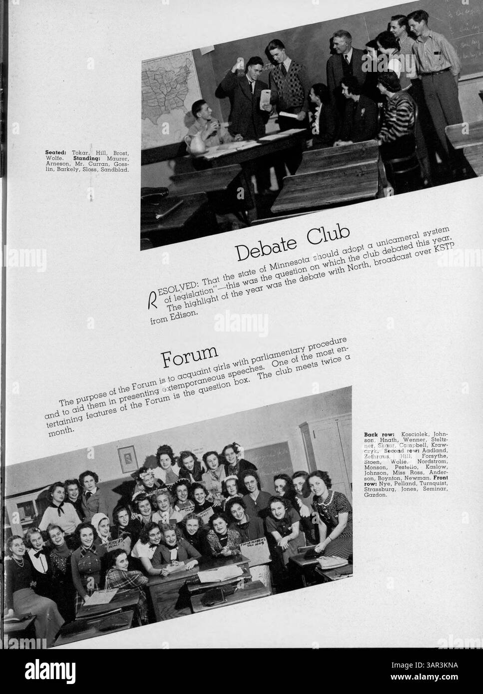 This 1938 yearbook presents a snapshot of Edison High School's academic ...