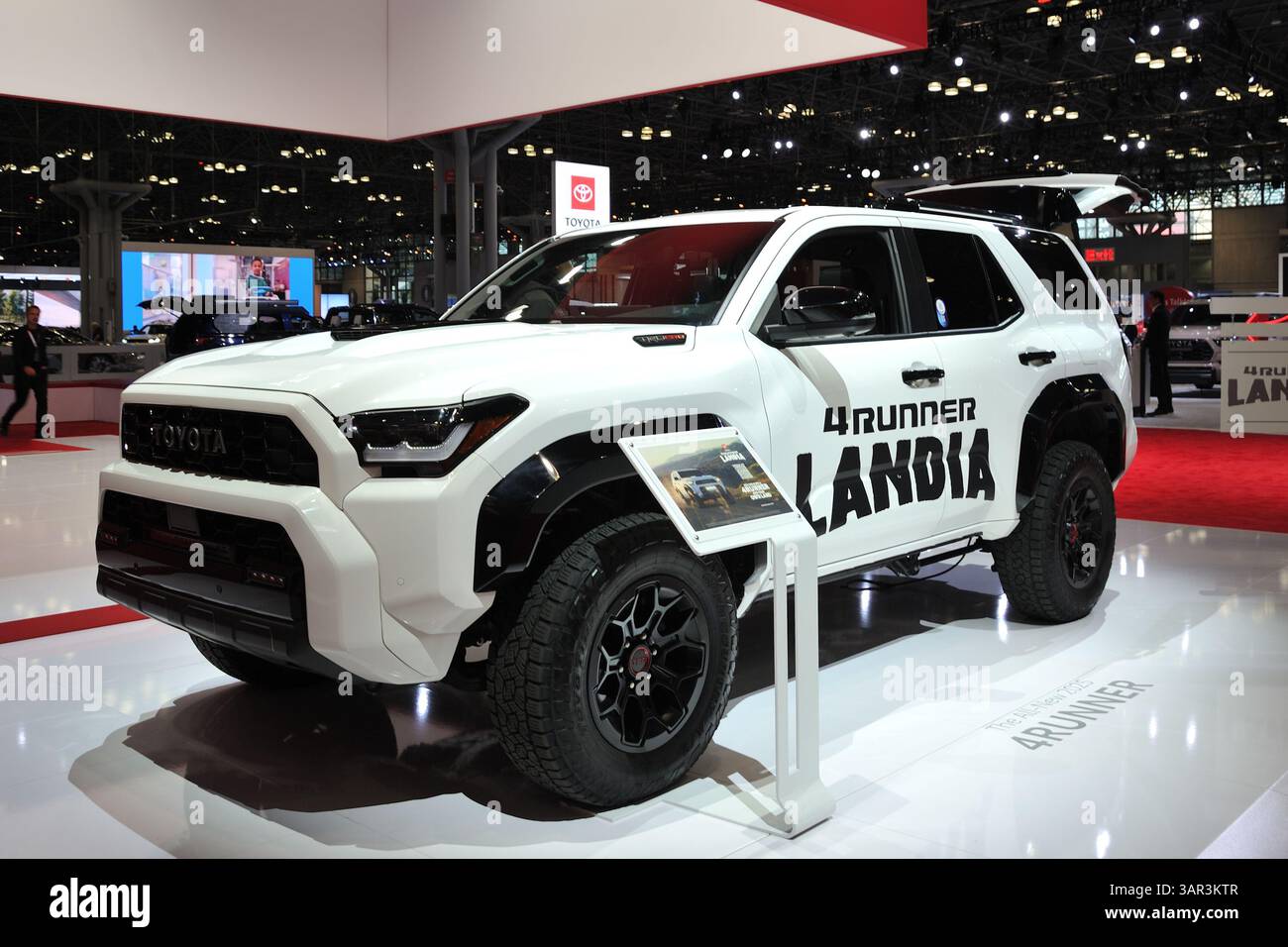 New York, USA. 16th Apr, 2025. 2025 Toyota 4Runner Landia on display at ...