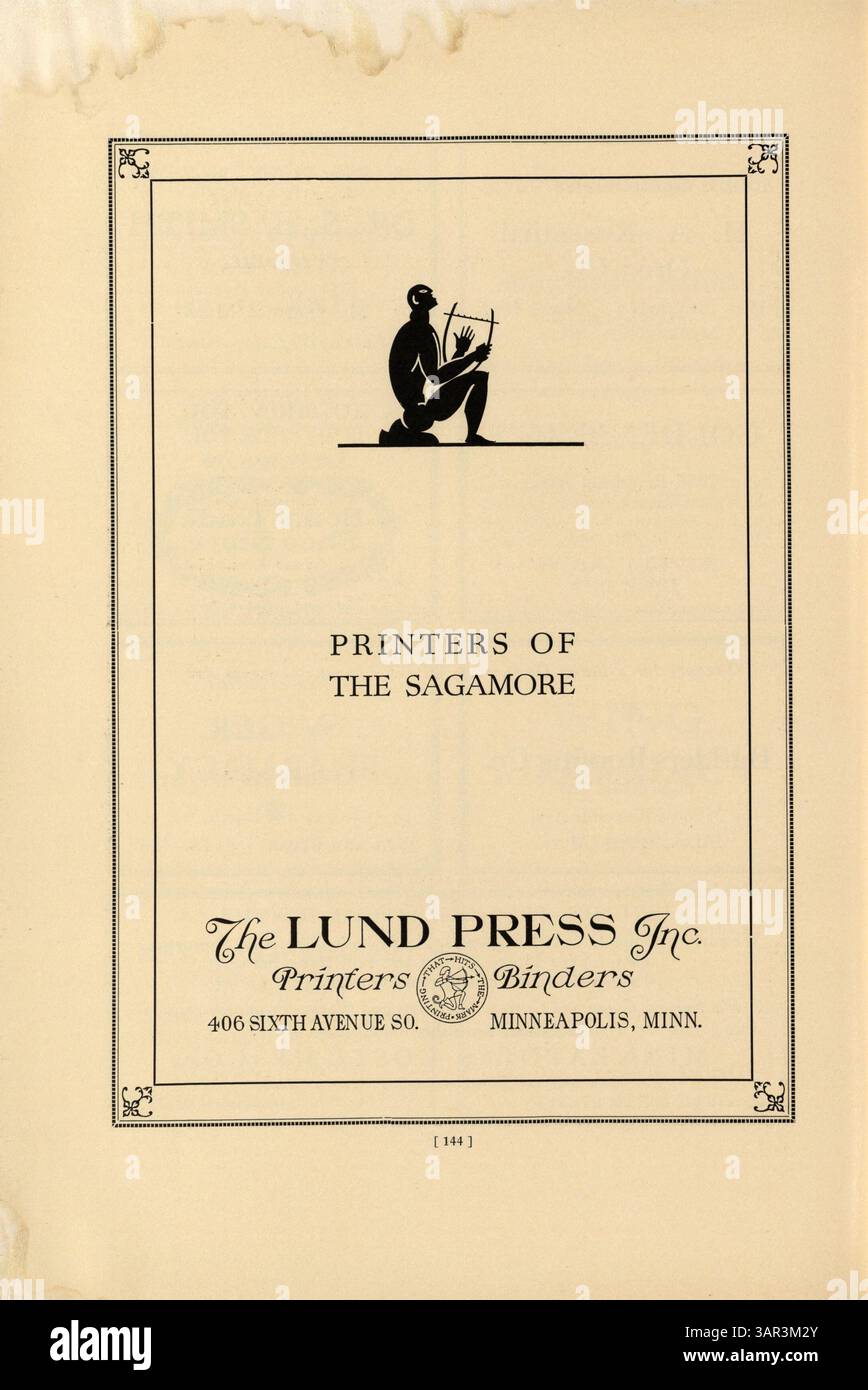 The 1928 'Sagamore' yearbook from Roosevelt High School records the ...