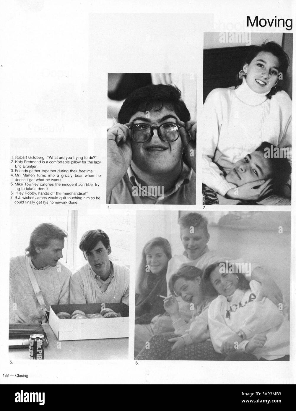 The 1988 Blake Yearbook, 'Reflections,' reflects the key events of the ...