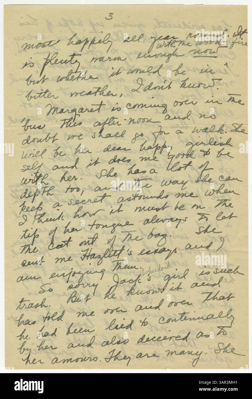 In her November 6, 1926, letter, Sara describes her visit to Old Lyme ...