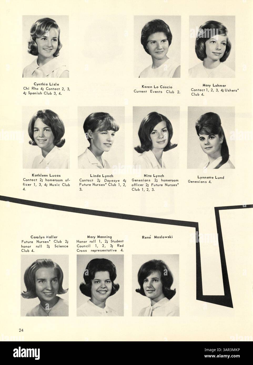 This yearbook from St. Margaret's Academy documents the 1964-1965 ...