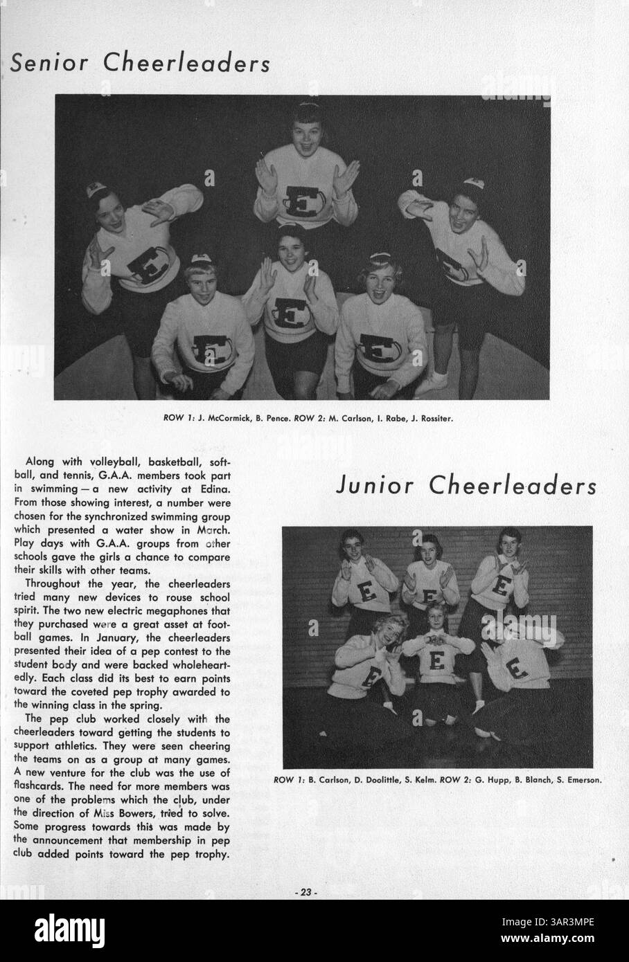 The Whigrean 1957 yearbook from Edina-Morningside High captures the ...