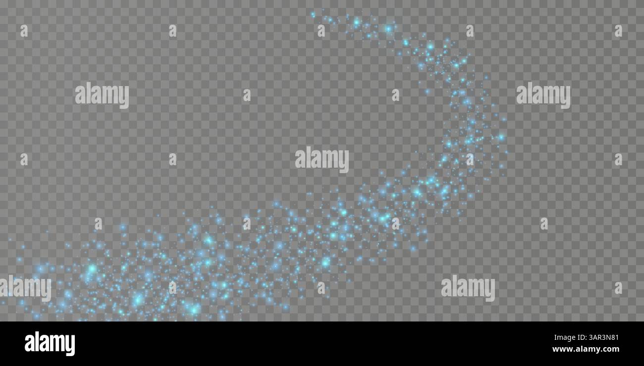 Experience the stunning Glowing Blue Sparkle Trail Effect displayed on ...