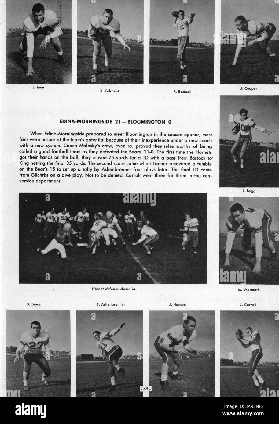 The 1957 'Whigrean' yearbook from Edina-Morningside High School ...