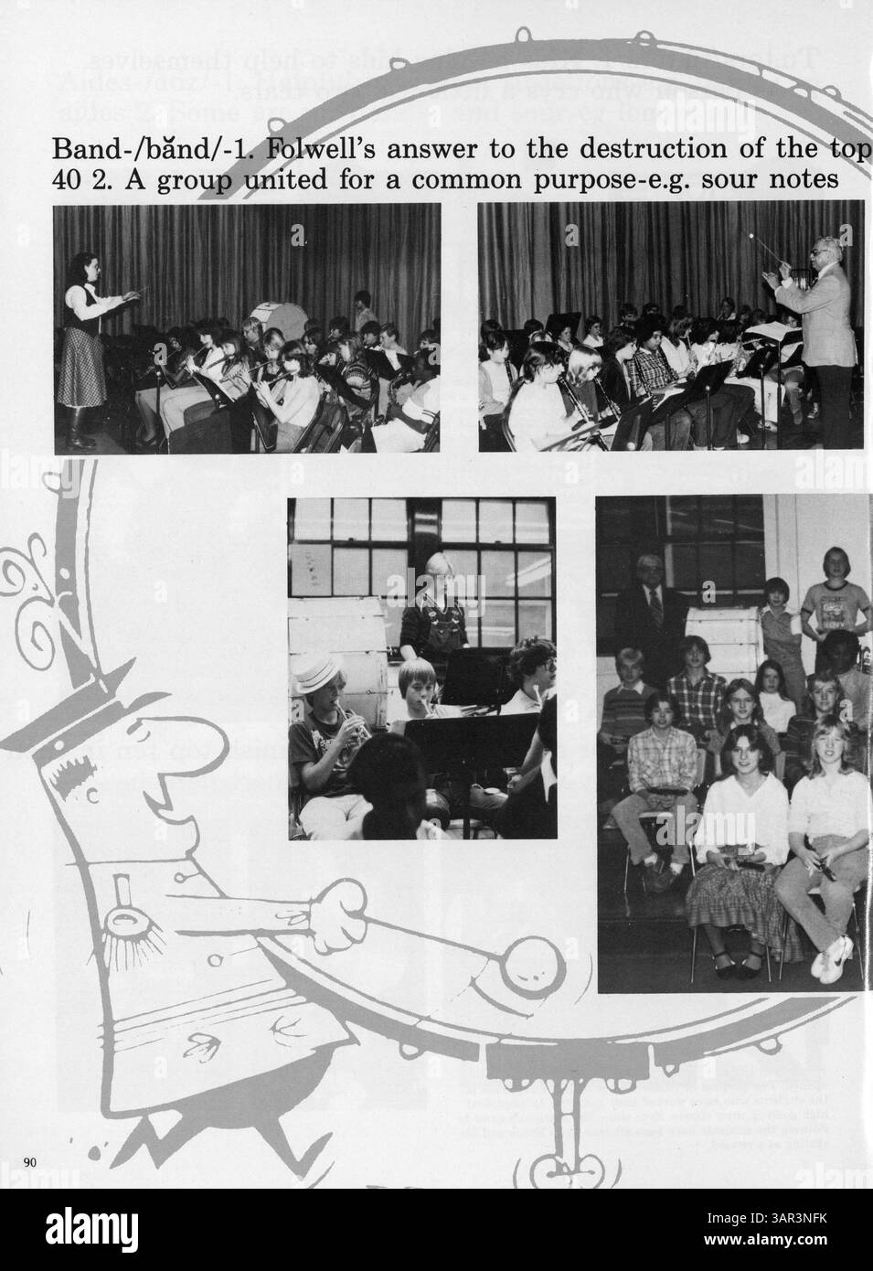 The 1981 Folwell Junior High Yearbook, The Folwell Falcon, documents ...