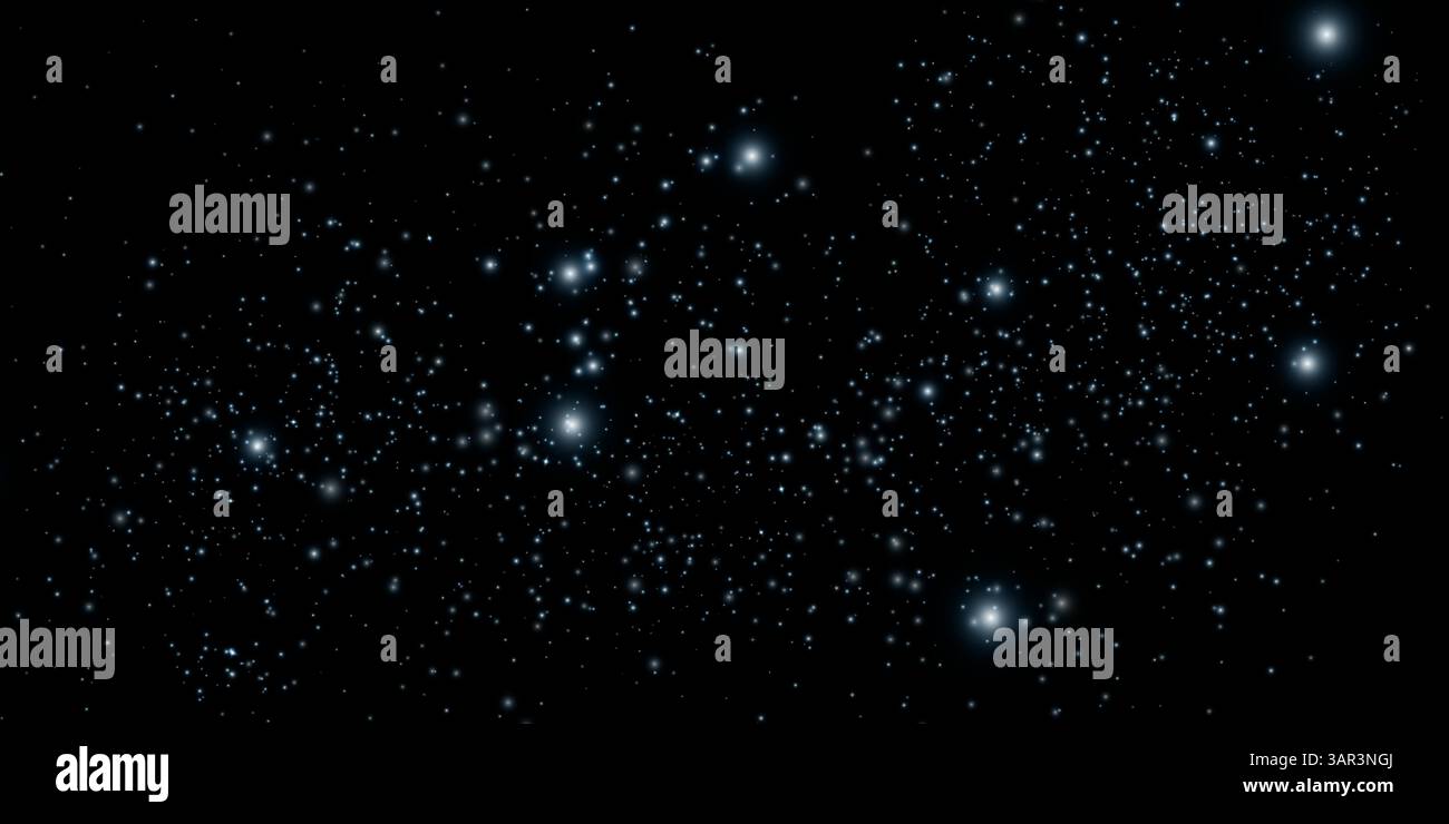 A Starry Night Sky Filled with Twinkling Stars and Beautiful Galaxies ...