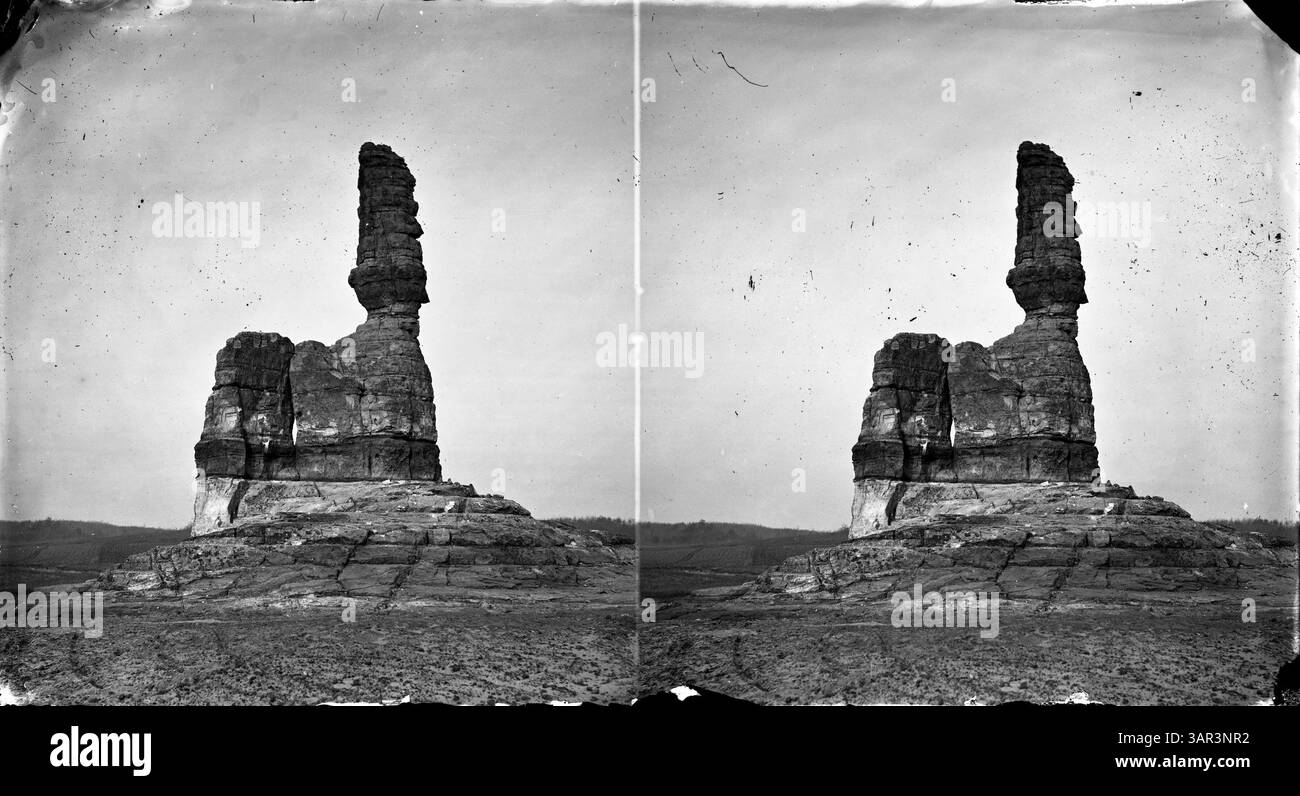 Castle Rock is a glacial erosional remnant formation that was ...