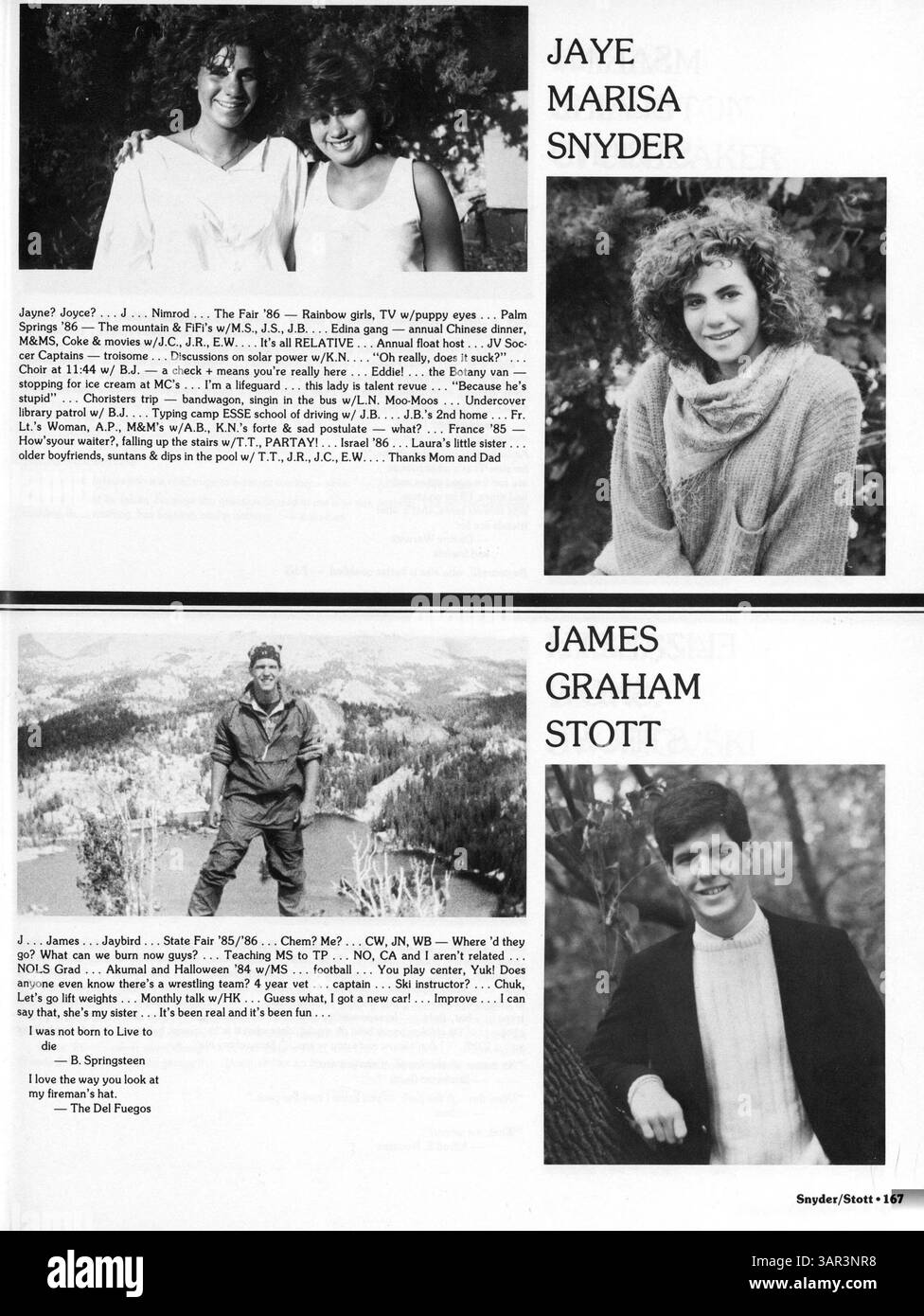 The 1987 'Reflections' yearbook from Blake High School documents the school's activities during ...