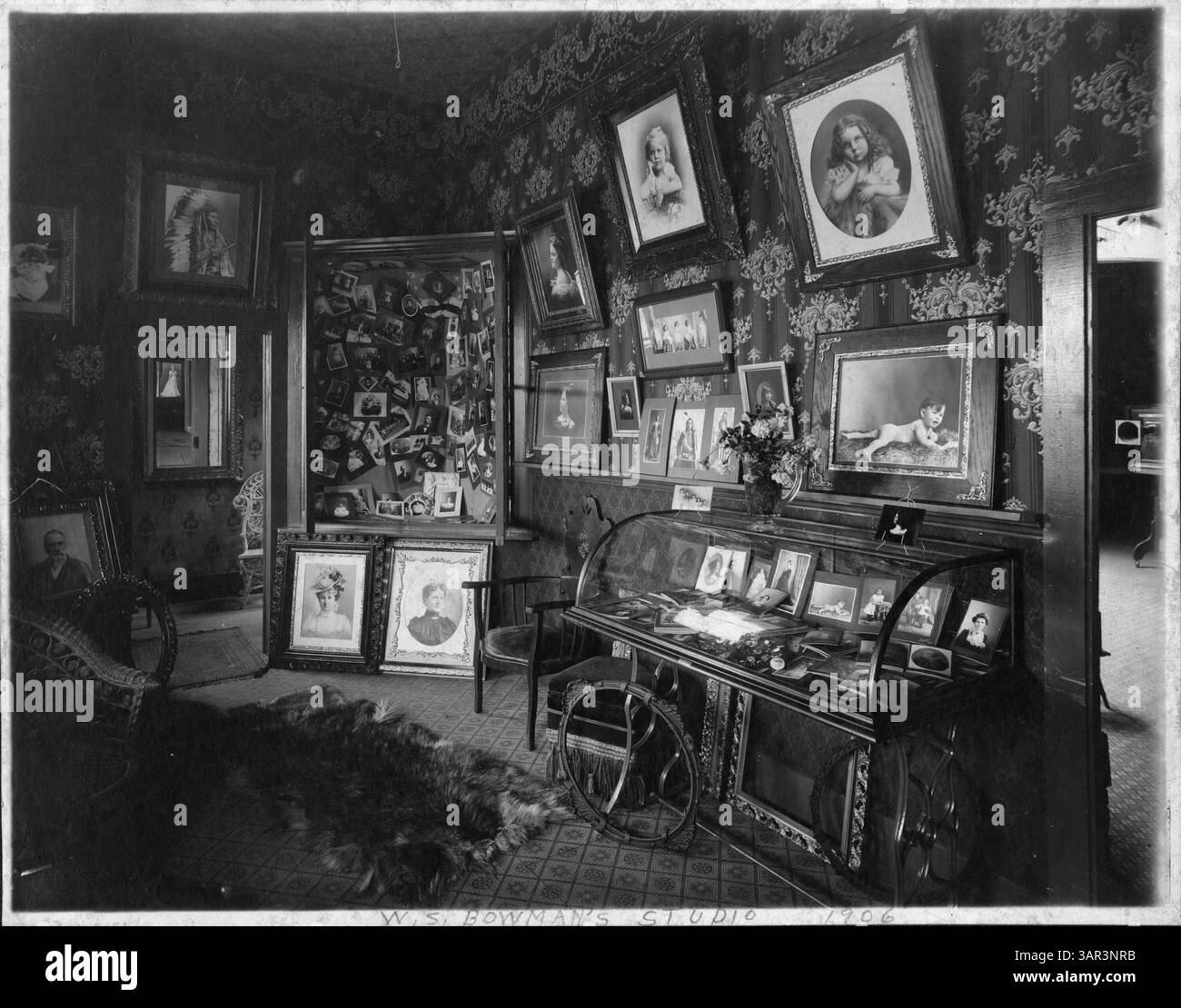 This image by Walter S. Bowman showcases the interior of William S ...