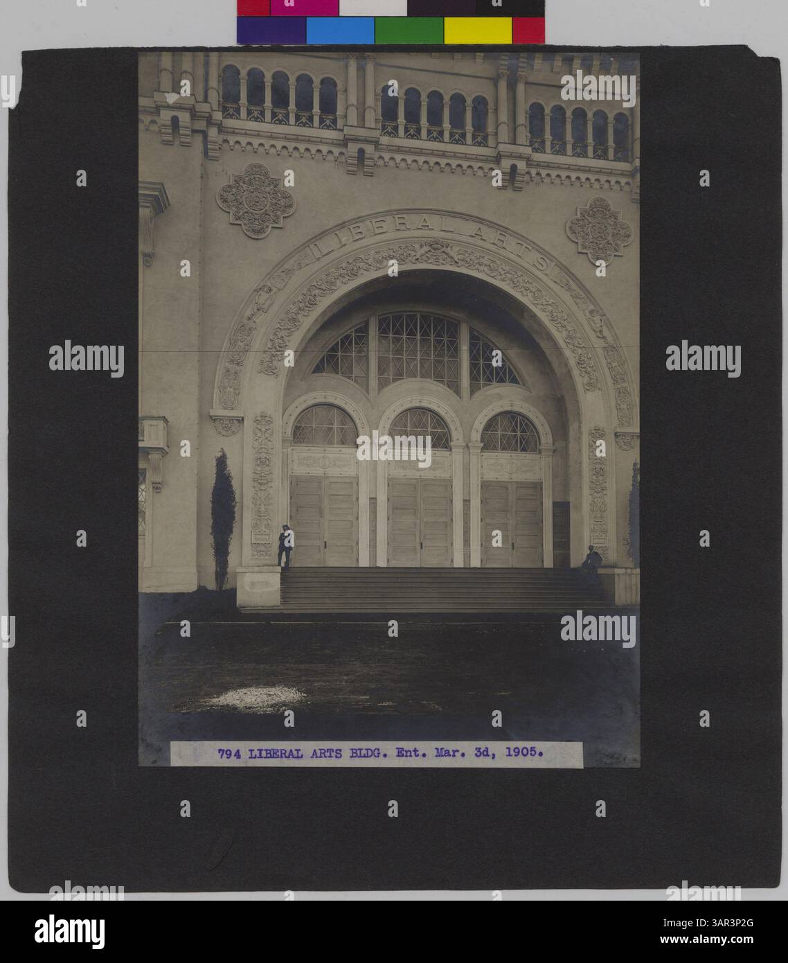 Photograph of the entrance to the Liberal Arts Building at the ...