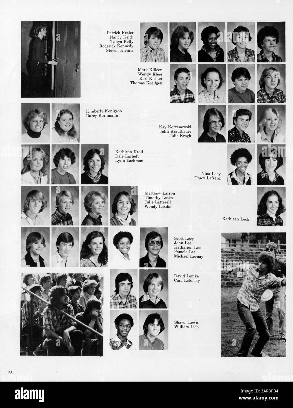 The 1980 Washburn High School yearbook, Nineteen Eighty Wahian, highlights student portraits ...