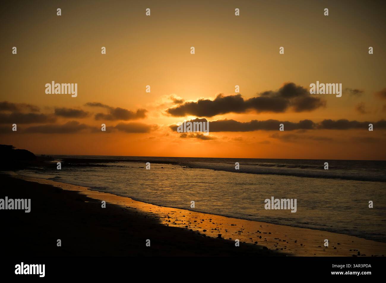 Scenic Beaches of Ecuador – Aerial Views and Sunset Seascapes Stock ...
