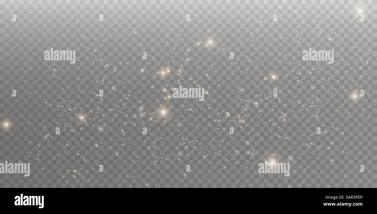 A collection of sparkling stars showcased on a transparent background ...
