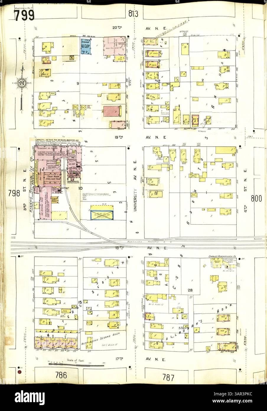 Sanborn Insurance Maps Volume 7 for Minneapolis include detailed ...