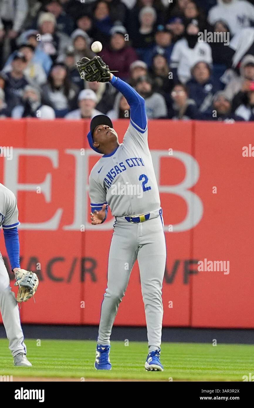 BRONX, NY - APRIL 16: Kansas City Royals Second Baseman Tyler Tolbert ...