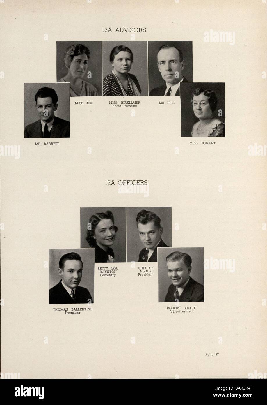 The 1938 'Wizard' yearbook from Edison High School highlights the ...