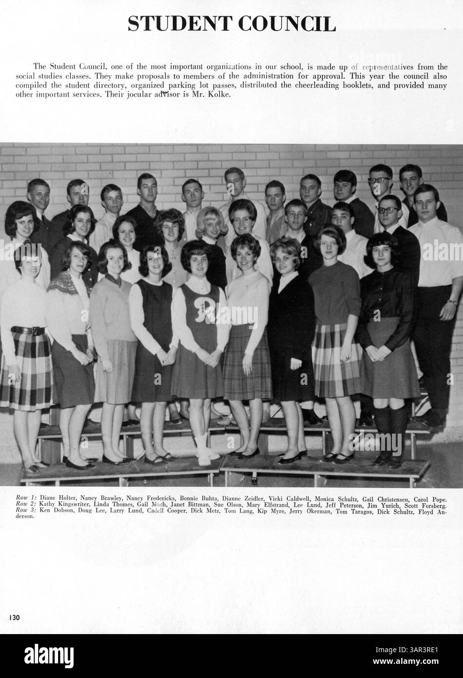 Richfield High School's 1964 yearbook, 'Aurean 1964', offers a ...
