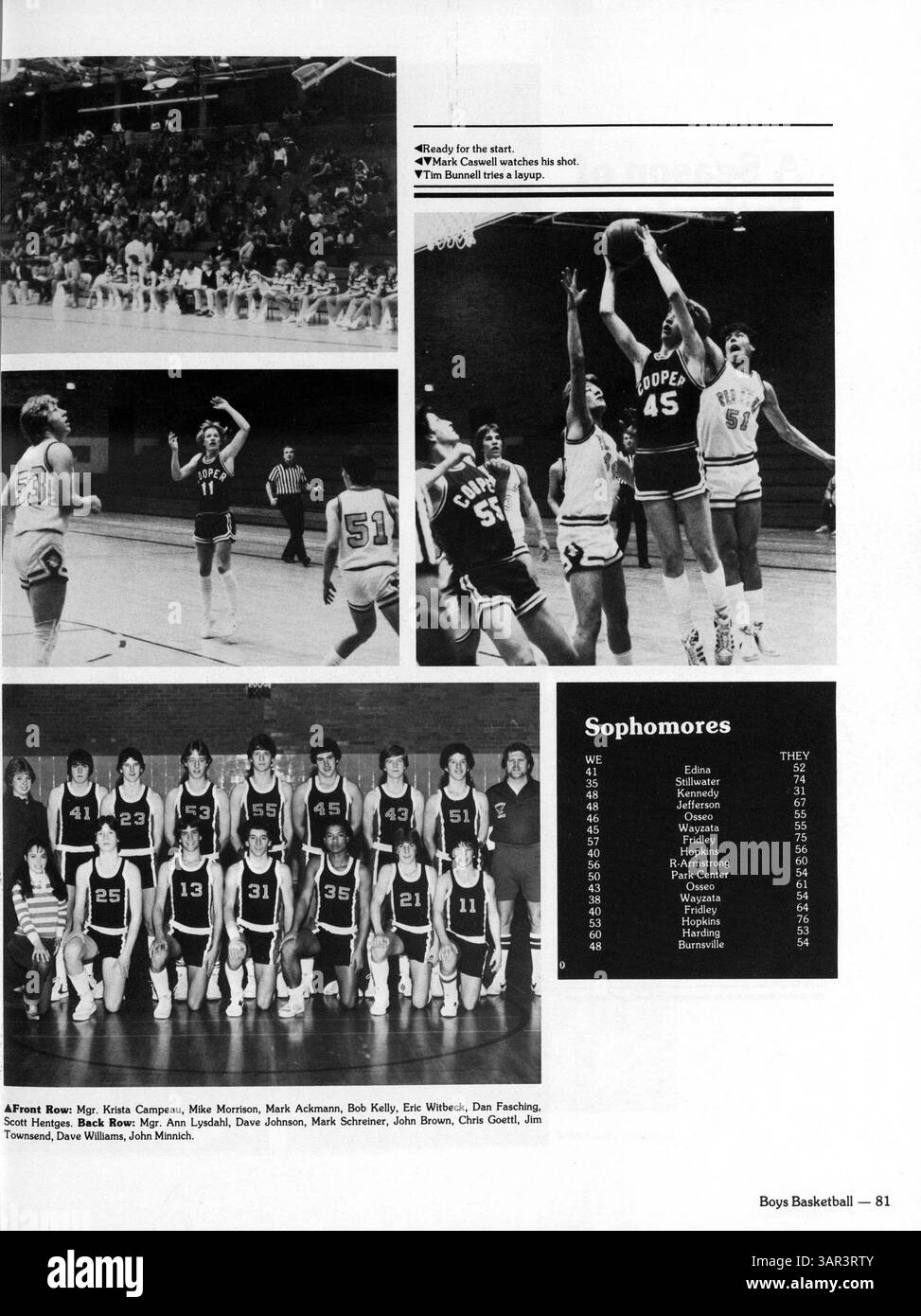 The Talons 1983 yearbook from Cooper High School, Robbinsdale ...