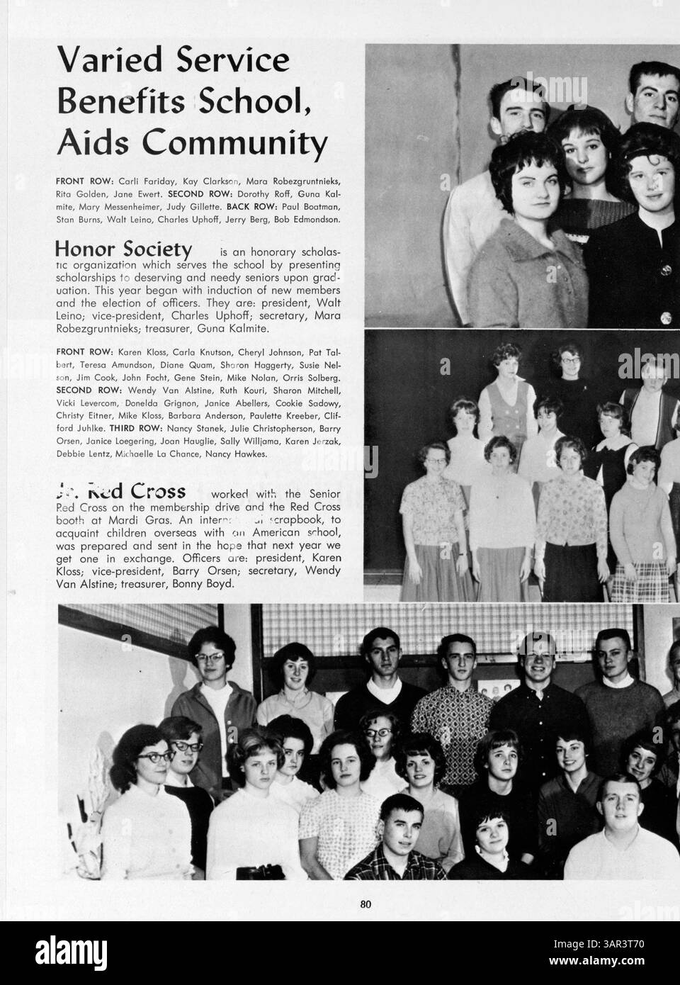 This 1962 'Cardinal' yearbook from Marshall High School documents the ...