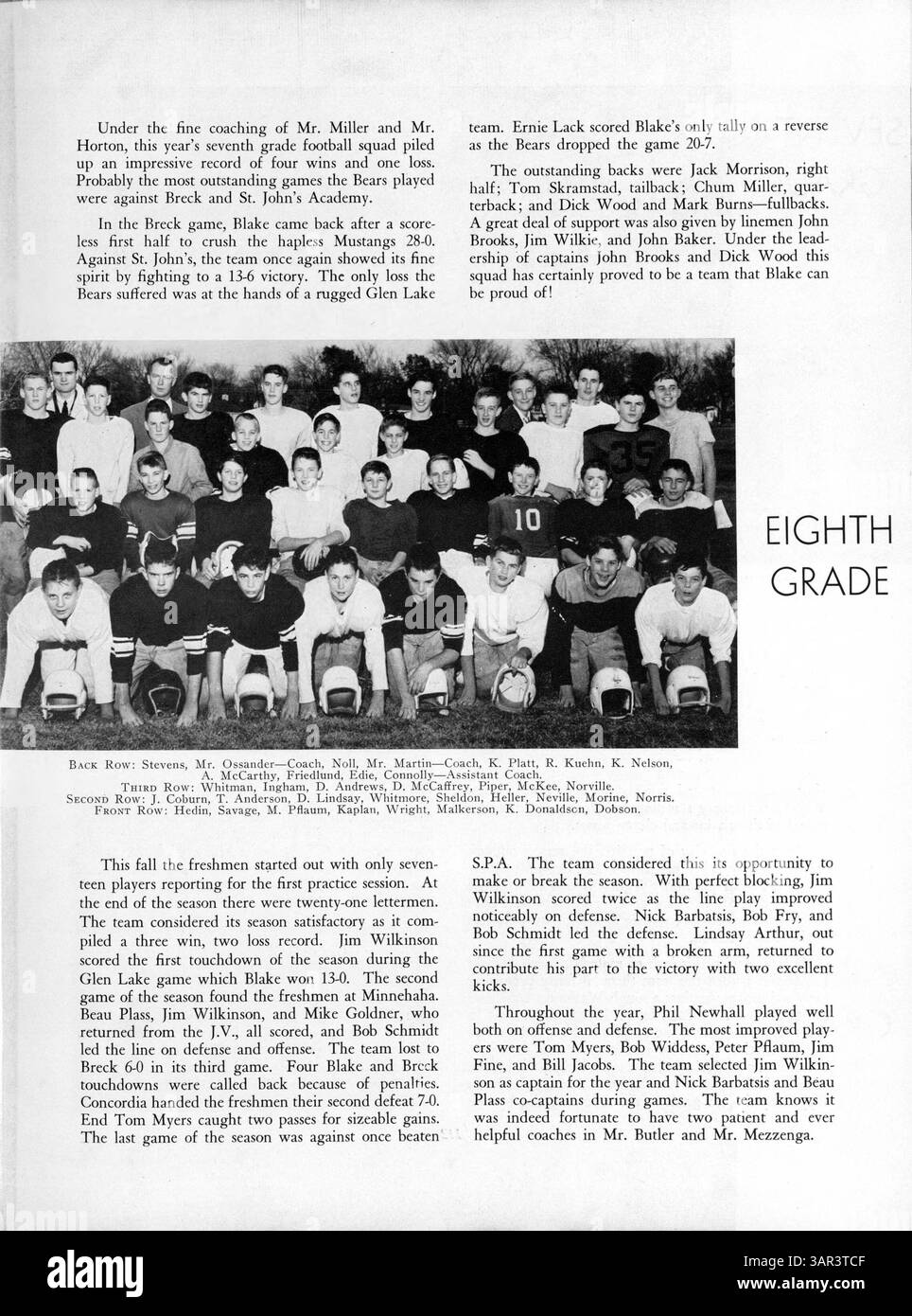 The 1958 Blake Yearbook showcases the activities and accomplishments of ...
