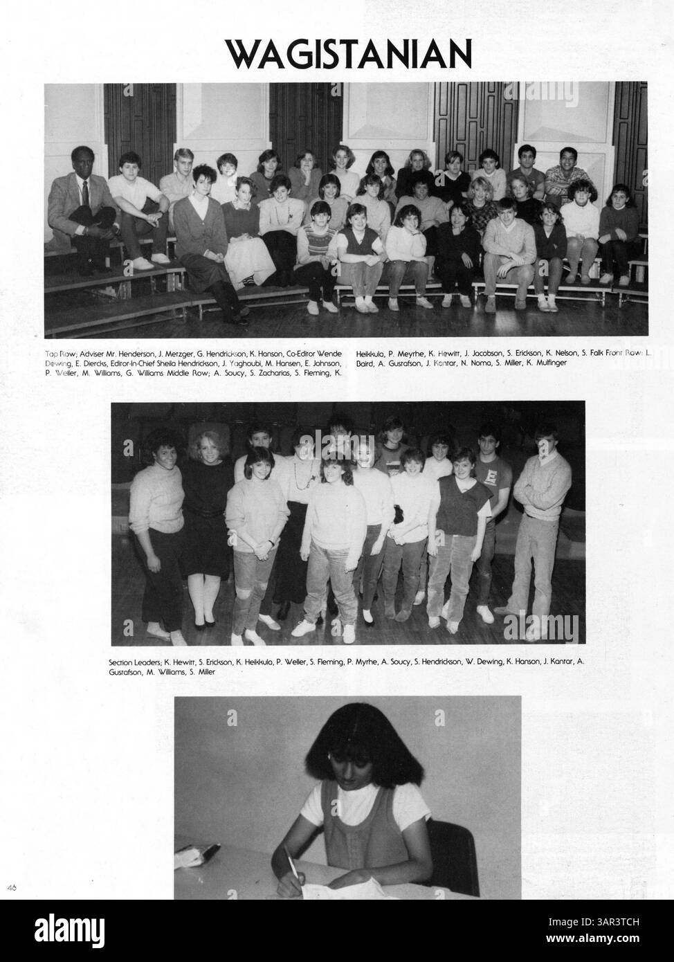 The Wagistanian Eighty-Five yearbook captures the essence of Southwest High’s 1984-1985 school ...