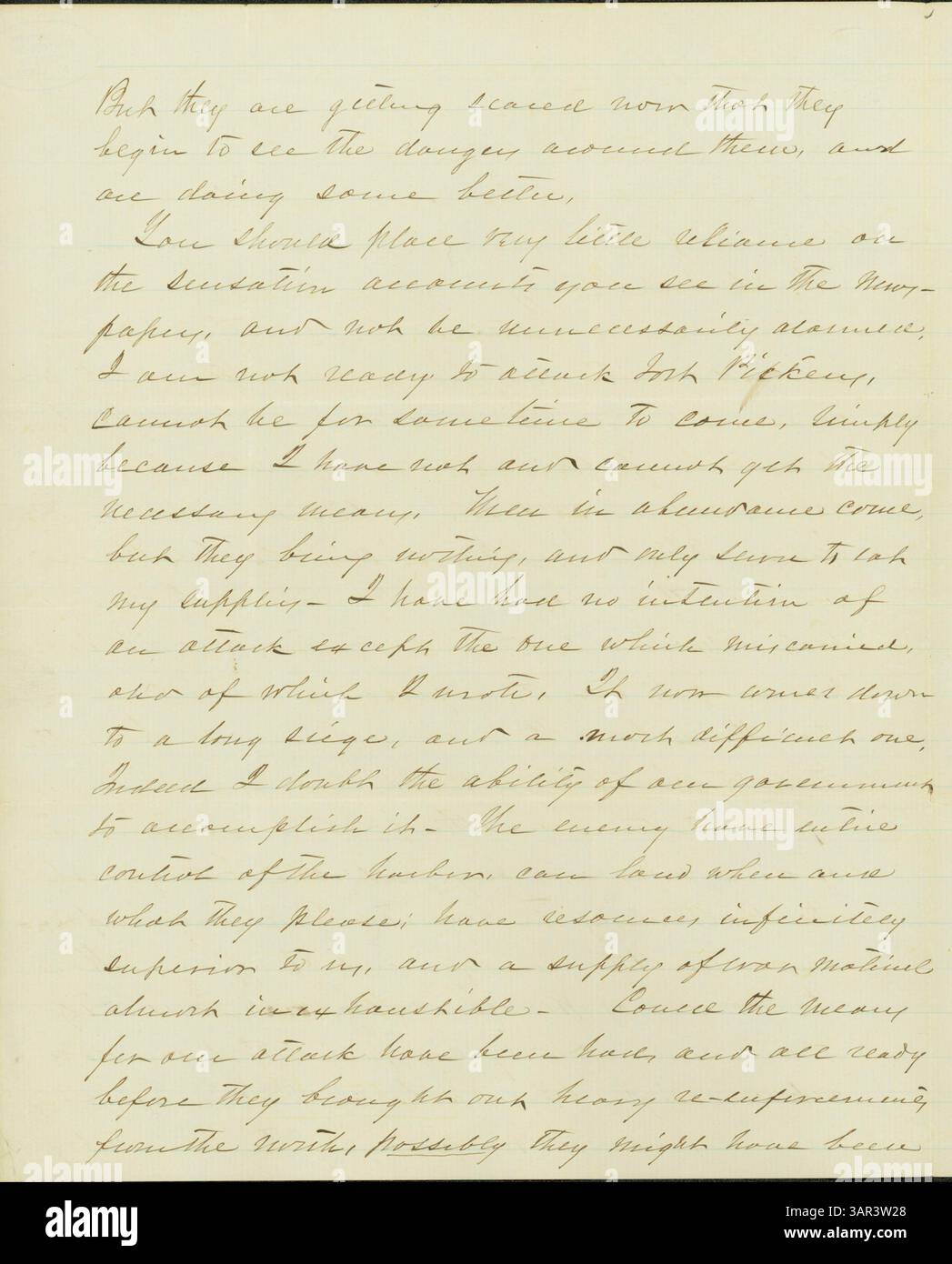 Braxton Bragg writes to his wife from Barrancas, Florida, on April 24 ...