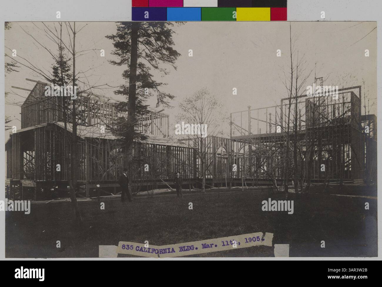 This image shows the California Building, a historical structure ...