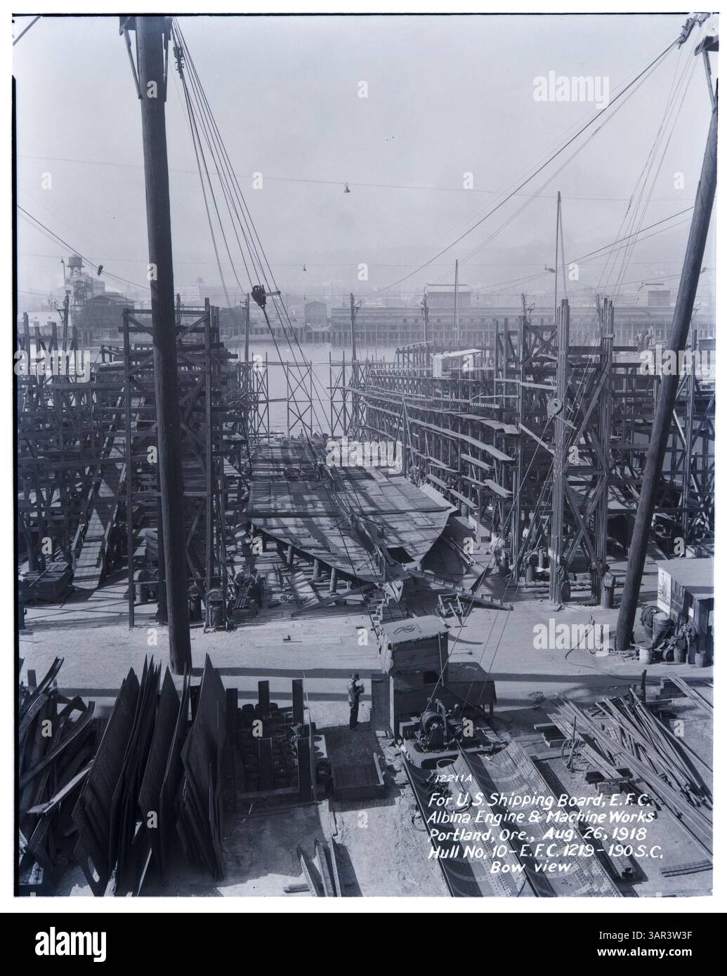 This image shows Hull No. 10 built by E.F.C. Albina Engine and Machine ...