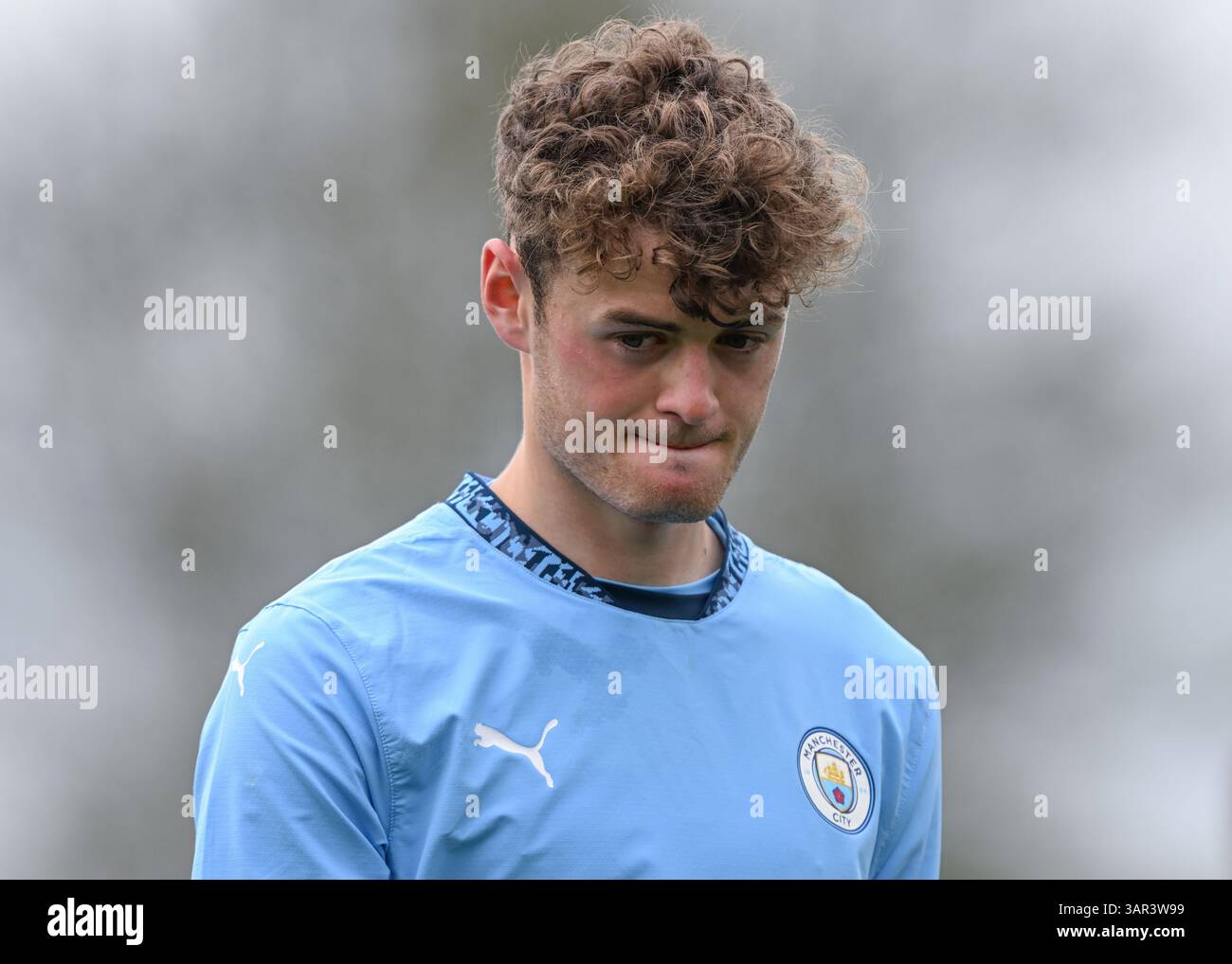 Liverpool, UK. 16th Apr, 2025. Matty Warhurst of Manchester City during ...