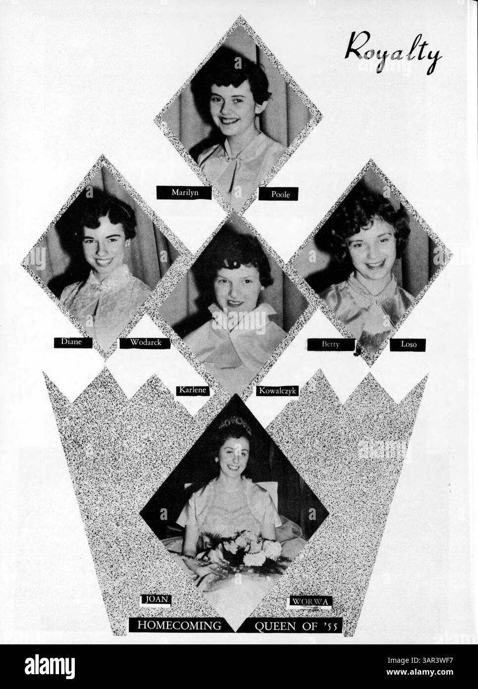 The 1955 'Paduan' yearbook from St. Anthony High School highlights the ...