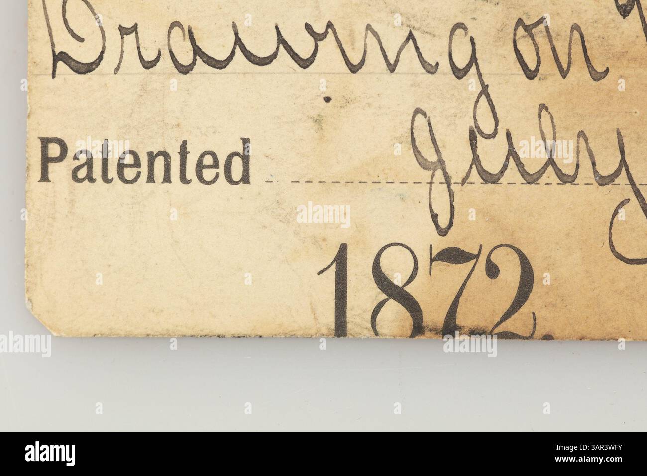 James Russell’s 1872 patent model (No. 129,175) demonstrates a ...