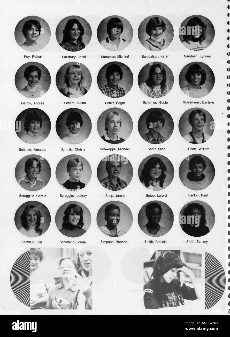 This 1983 yearbook from Folwell Junior High documents student life ...