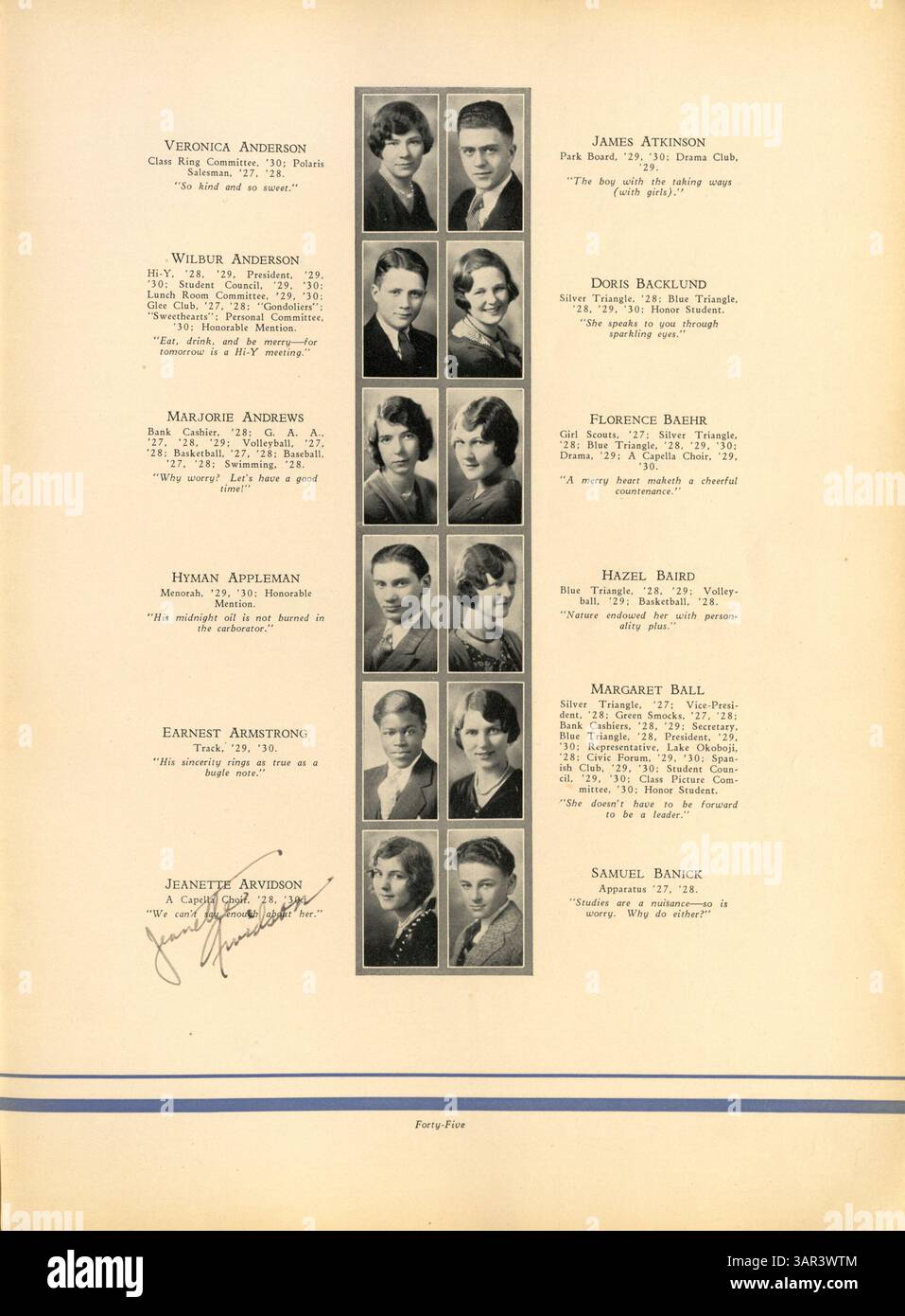 The 1930 edition of the North High yearbook, Polaris, records important ...
