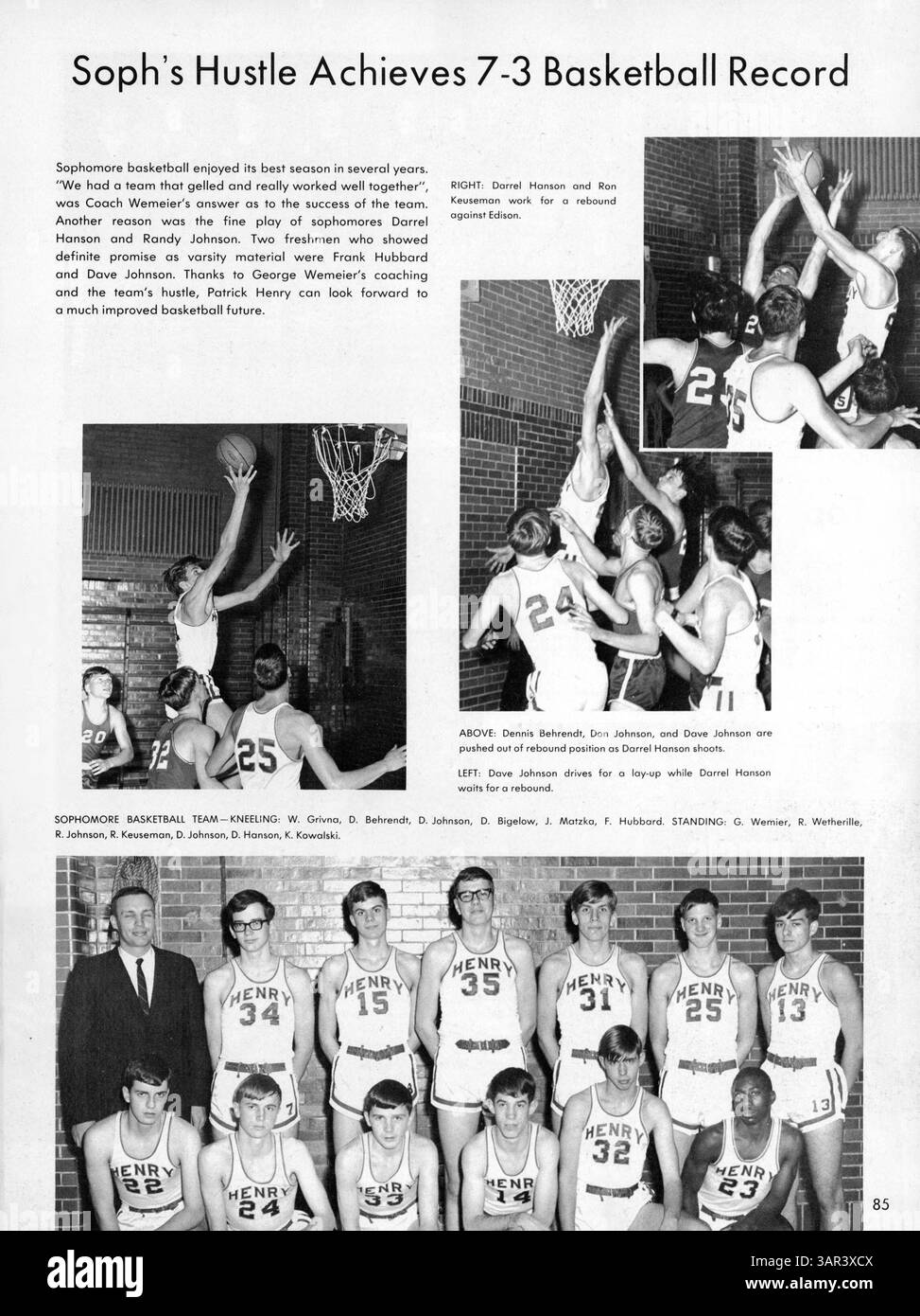 This 1966 high school yearbook from Patrick Henry High School presents ...