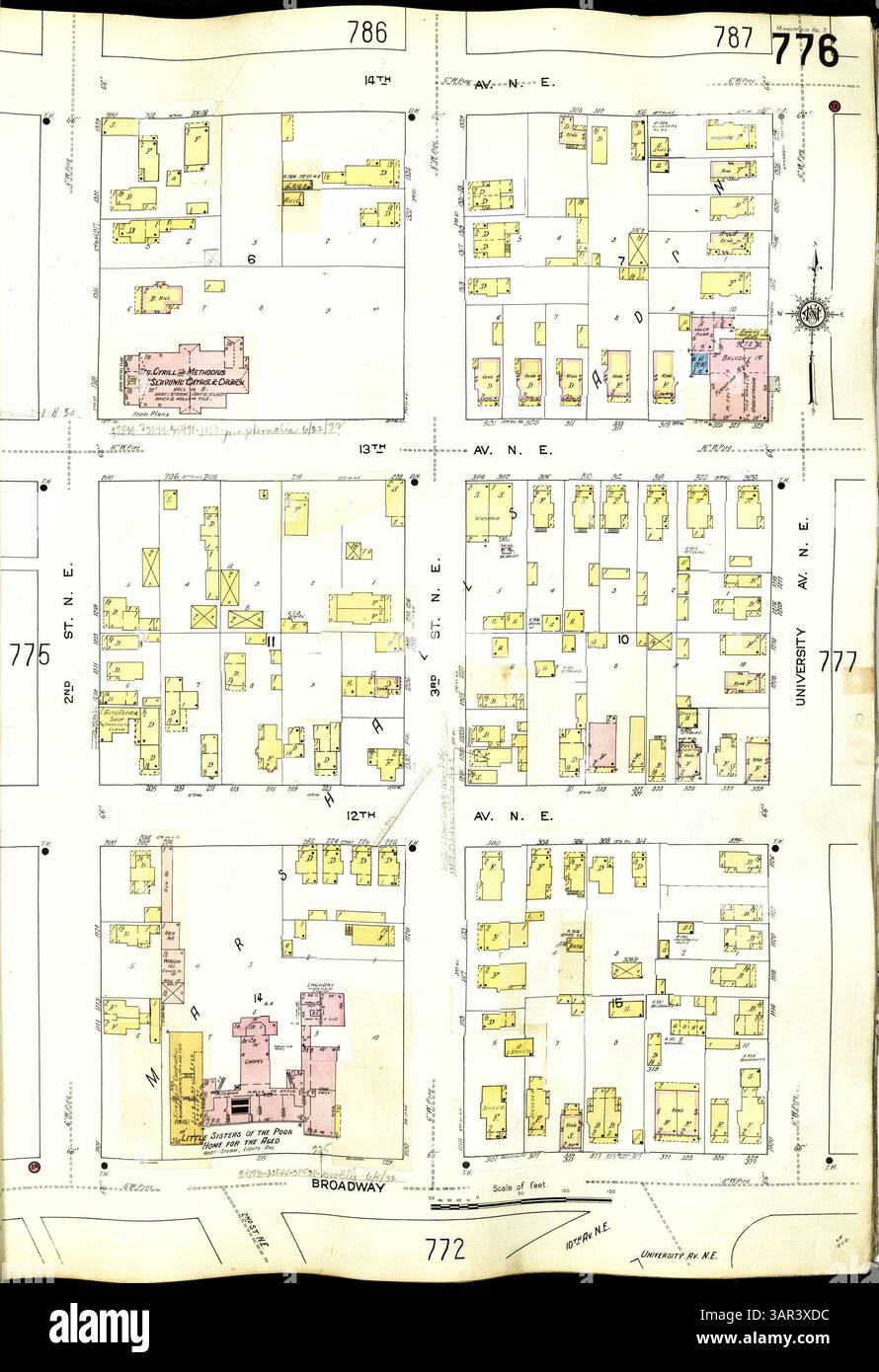 This Sanborn Insurance Maps volume offers detailed views of Minneapolis ...