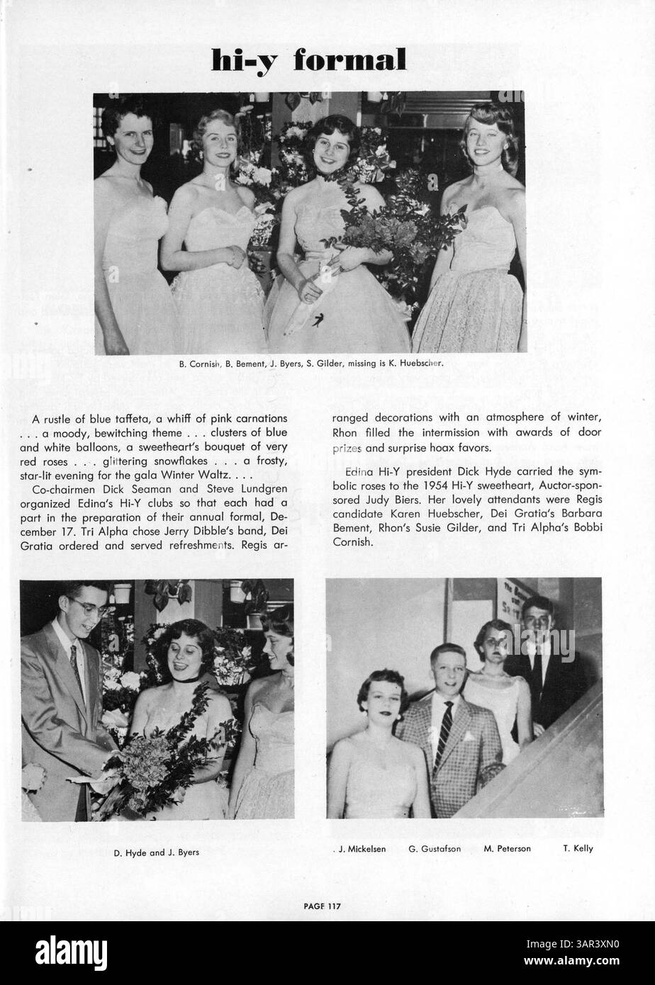 The 1955 'Whigrean' yearbook from Edina-Morningside High School ...