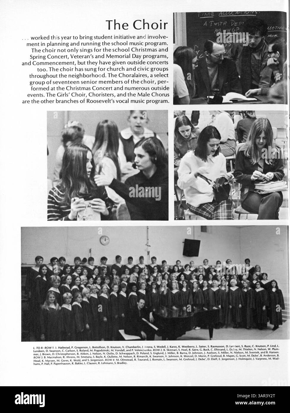 This 1971 yearbook from Roosevelt High School documents important ...
