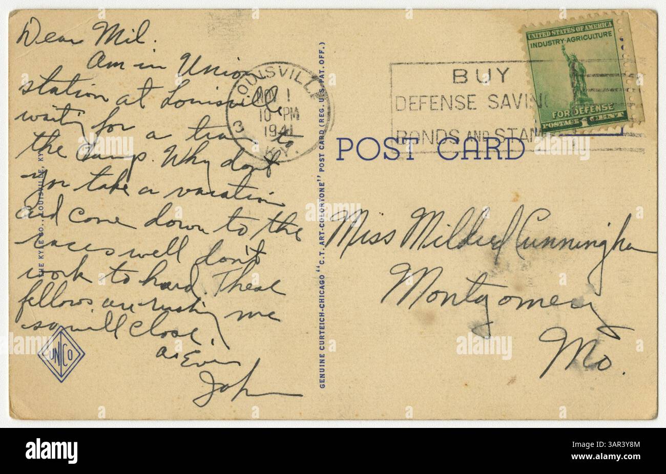 Miss mildred cunningham hi-res stock photography and images - Alamy